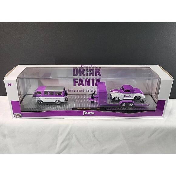 Toys | M2 Machines Chase Hauler Fanta 1964 Dodge A10 Van 1941 Willys ...